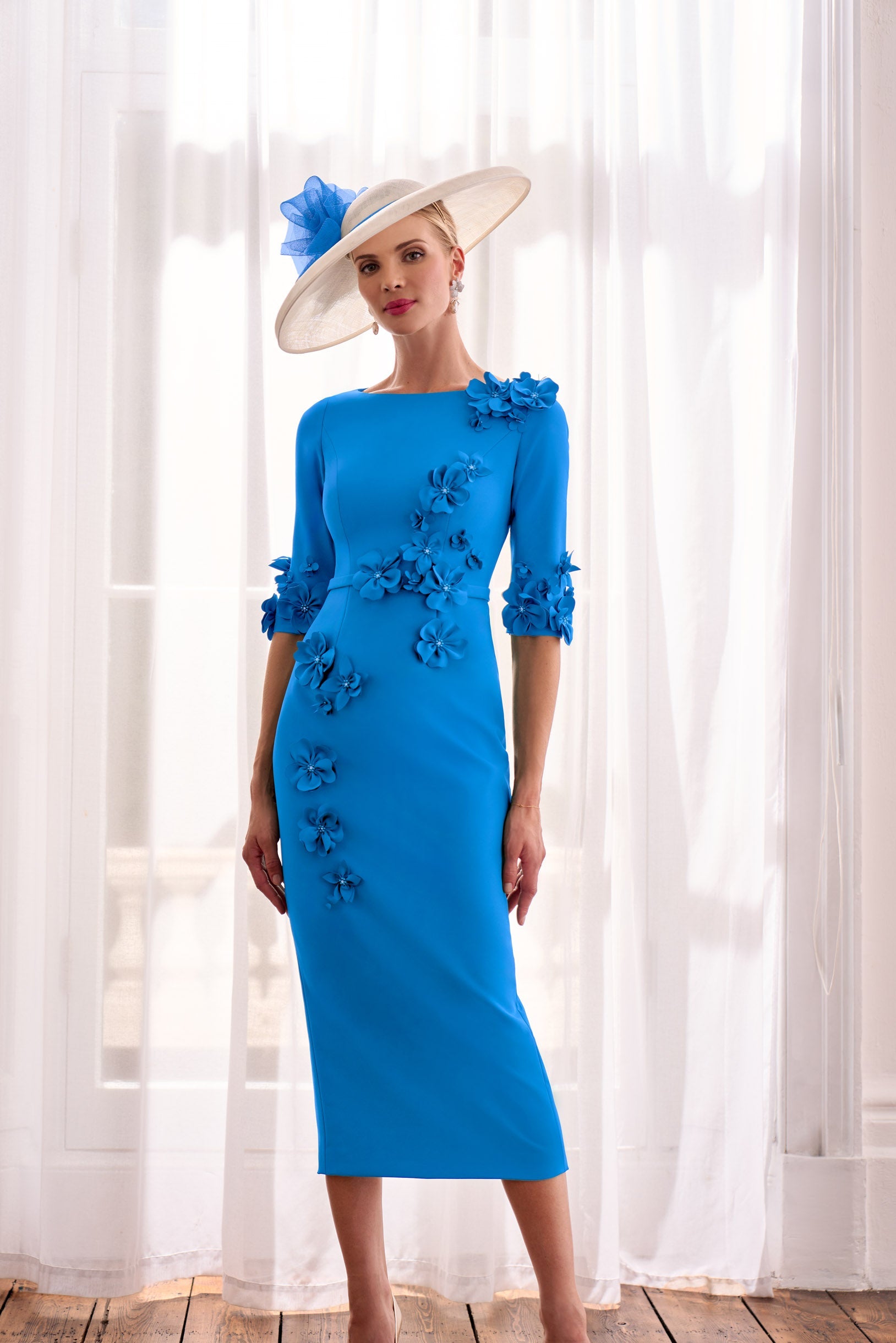 John Charles 29206 Marine Blue Dress – Nigel Rayment Boutique