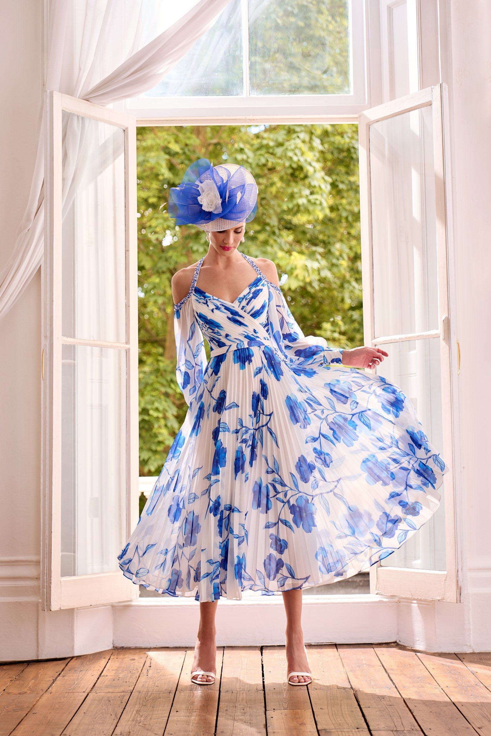 John Charles 66612 Cornflower Dress – Nigel Rayment Boutique