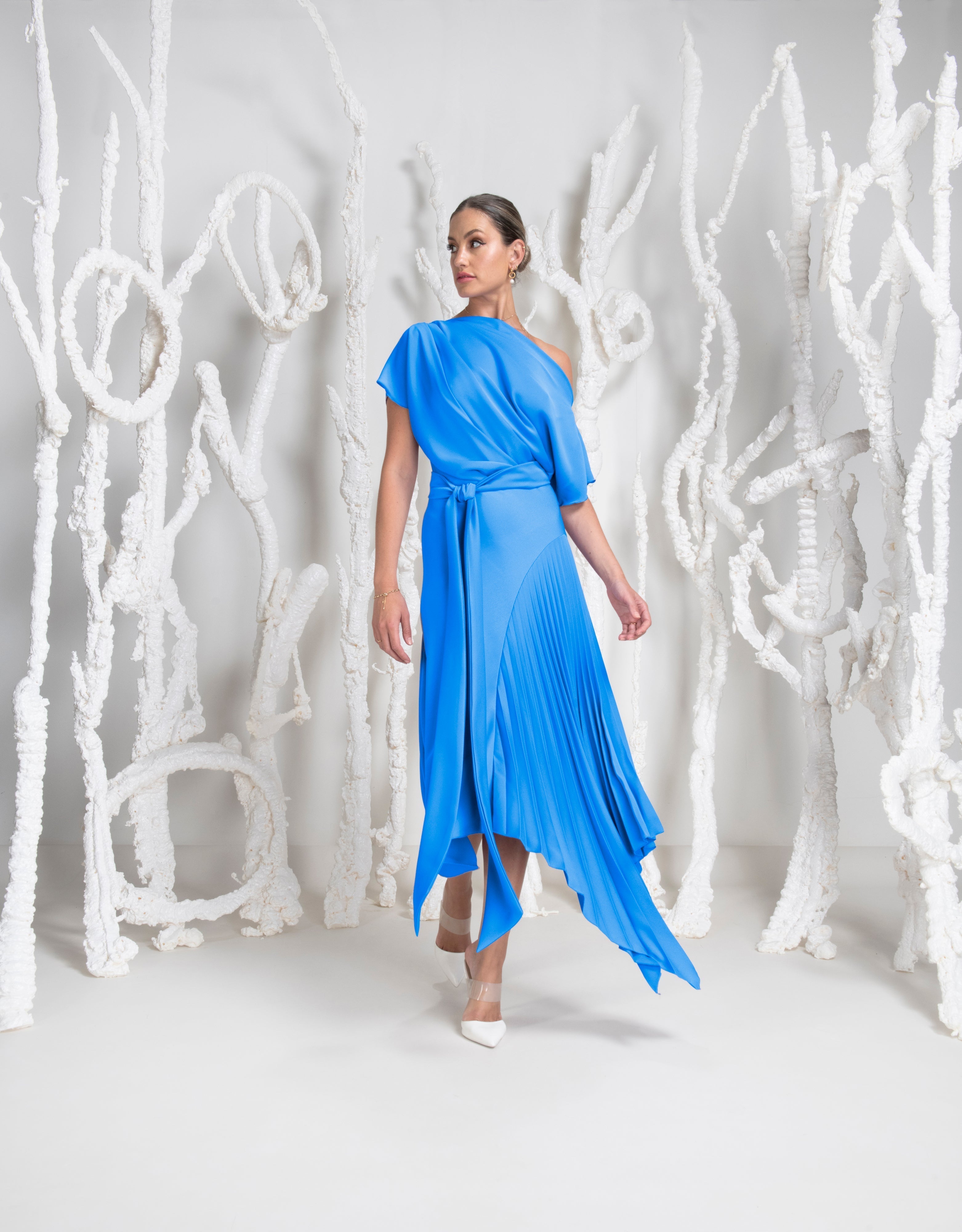 Kevan Jon Mila New Blue Dress – Nigel Rayment Boutique