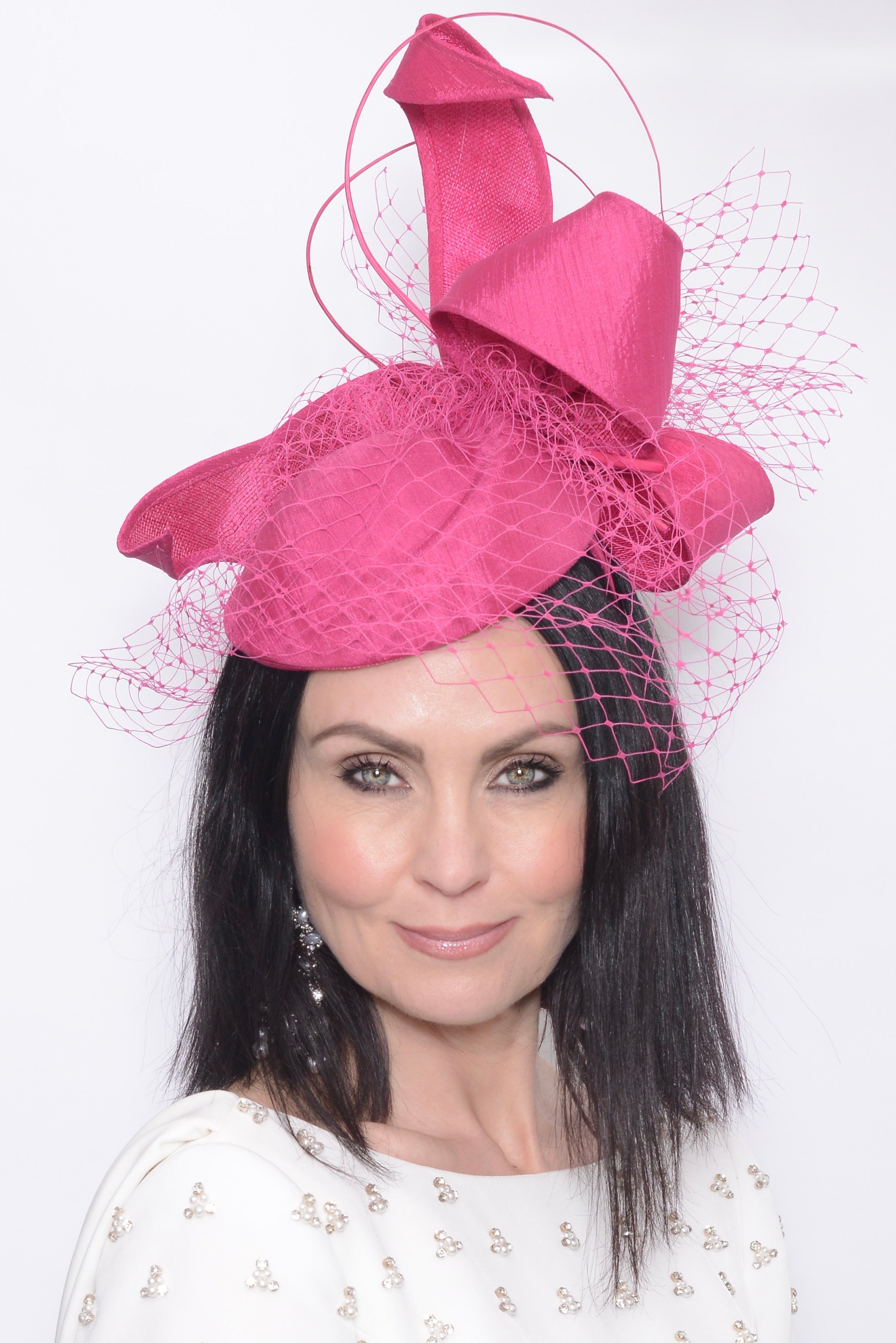 Niche Collection 23071 Cherry Wedding Hat – Nigel Rayment Boutique