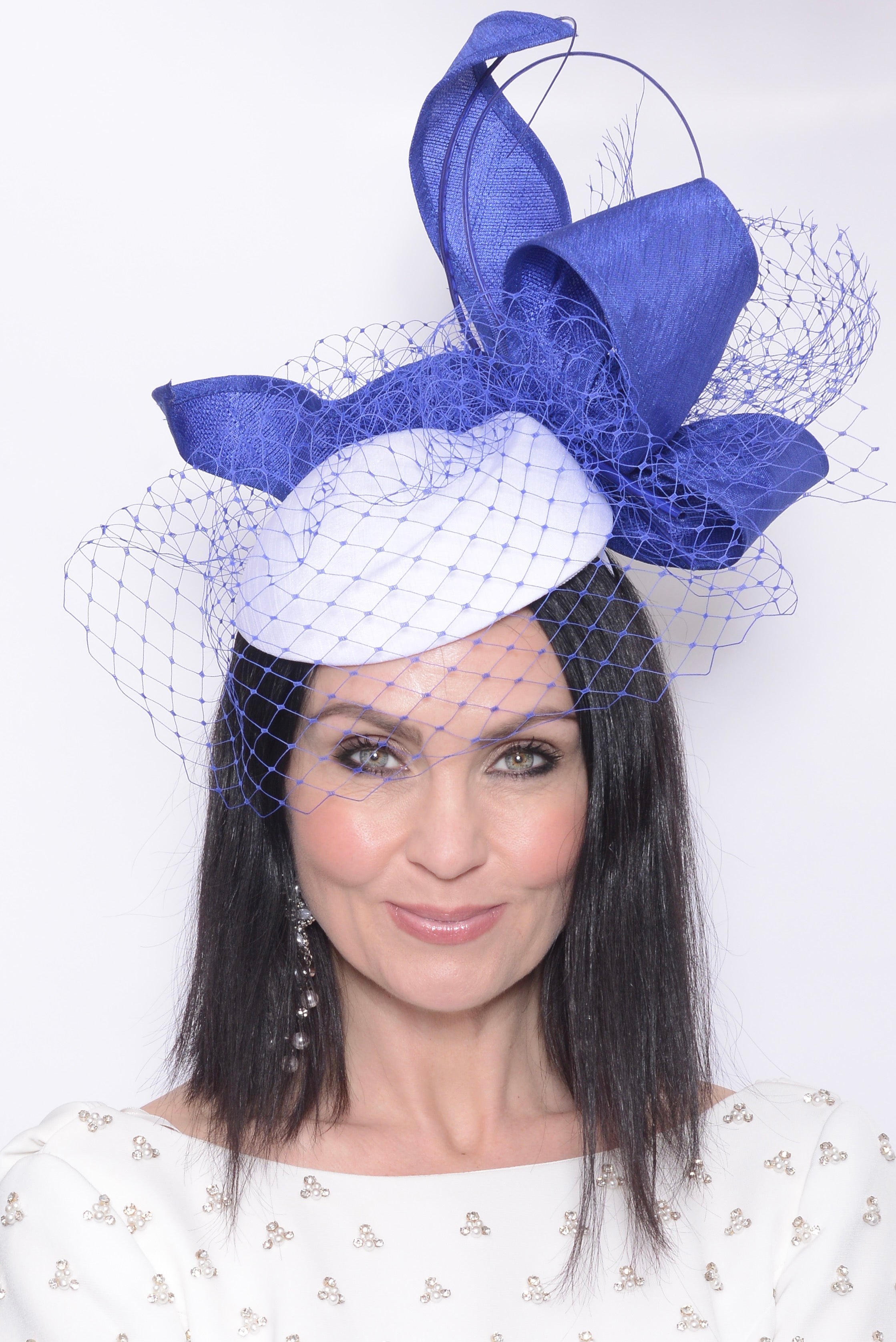Niche Collection 23071 Ivory/Royal Wedding Hat – Nigel Rayment Boutique