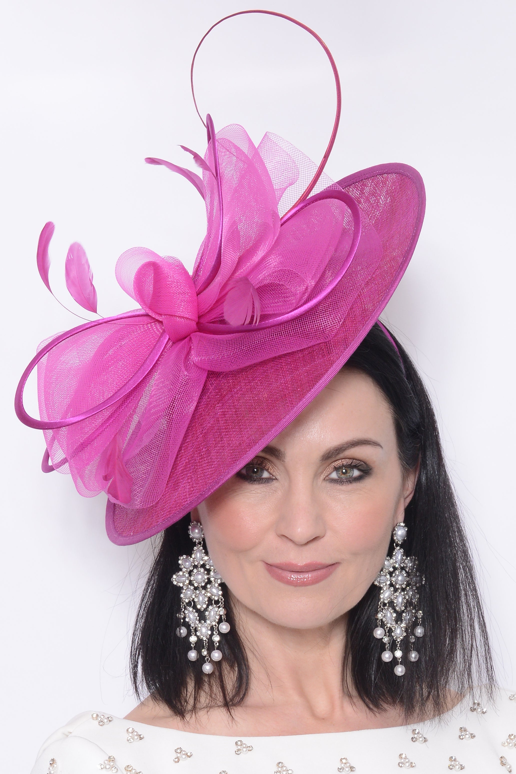 The Niche Collection 230029 Magenta Wedding Hat – Nigel Rayment Boutique