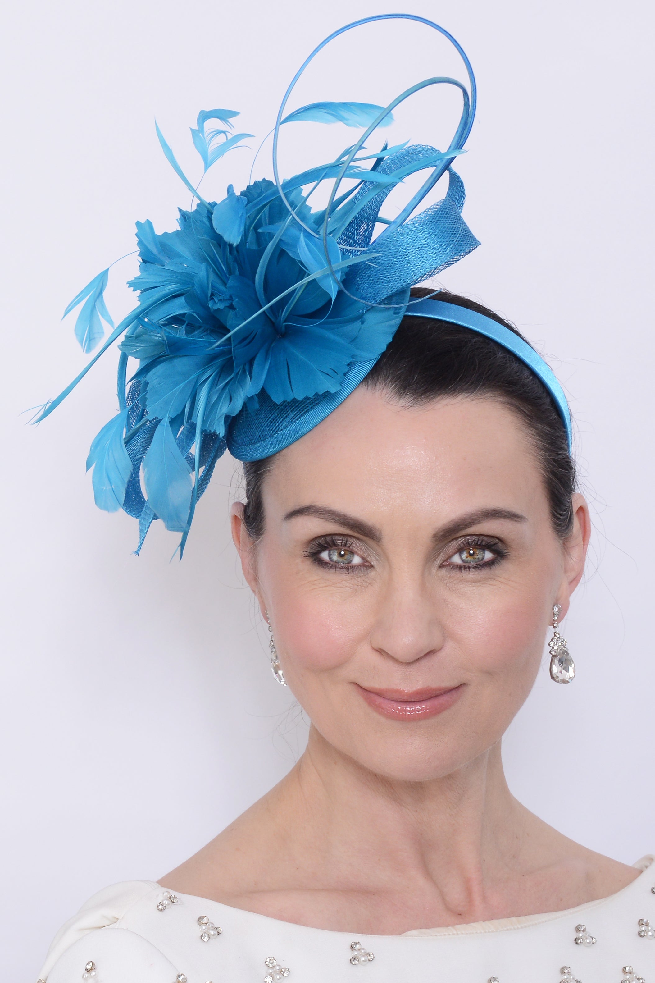 The Niche Collection 23004 New Blue Wedding Hat – Nigel Rayment Boutique
